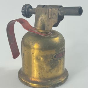 Vintage Brass Dunlap Gasoline Torch With Original Parts for Display ...