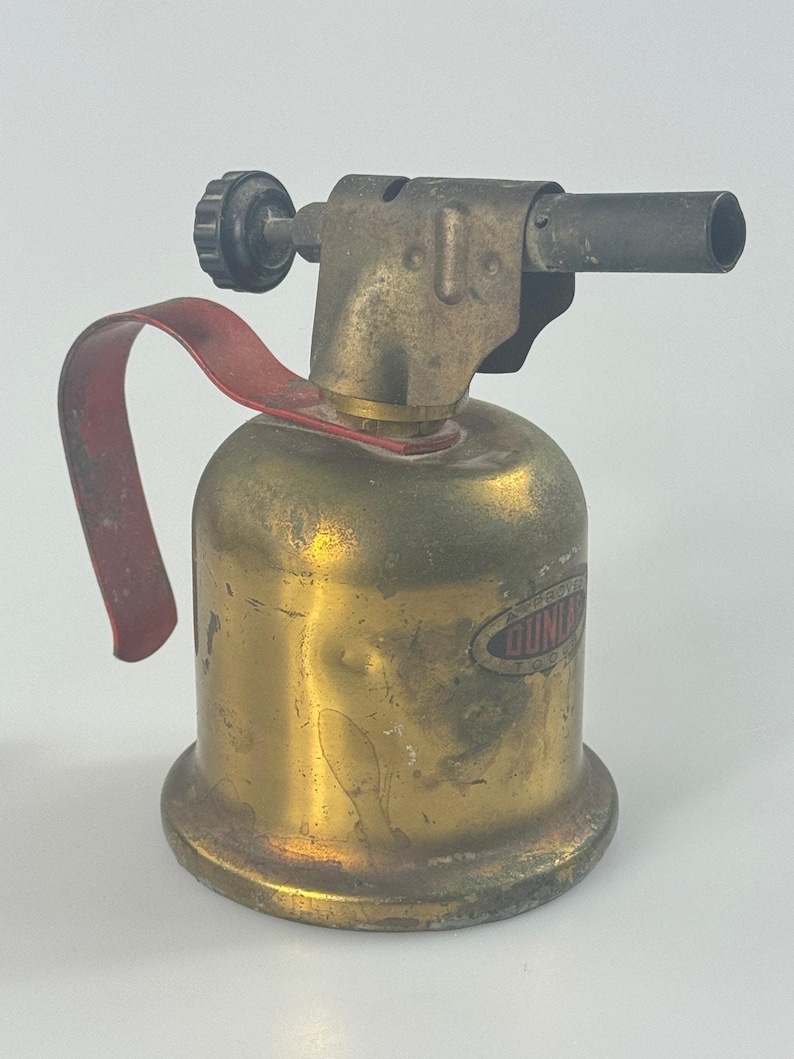 Vintage Brass Dunlap Gasoline Torch With Original Parts for Display ...