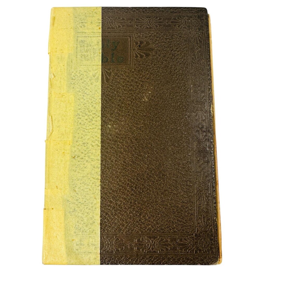 Damaged King James Version Holy Bible Self-pronouncing Edition - Etsy