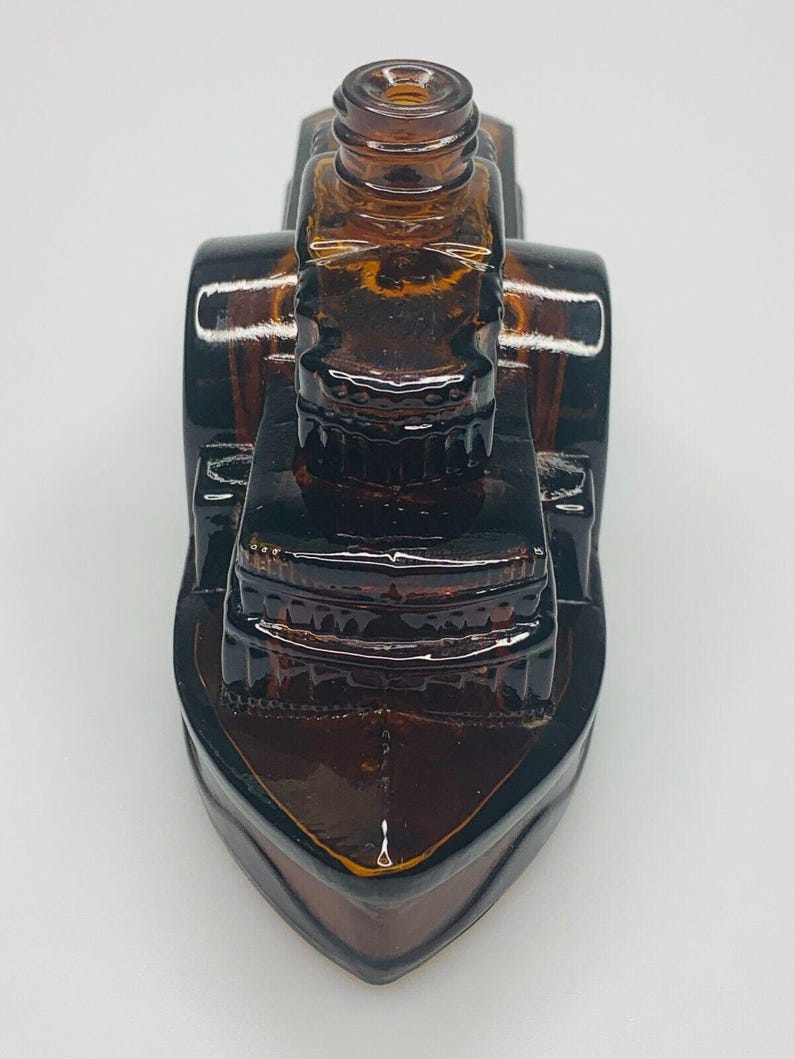 Vintage Avon Wild Country After Shave Brown Glass Steamboat Bottle ...