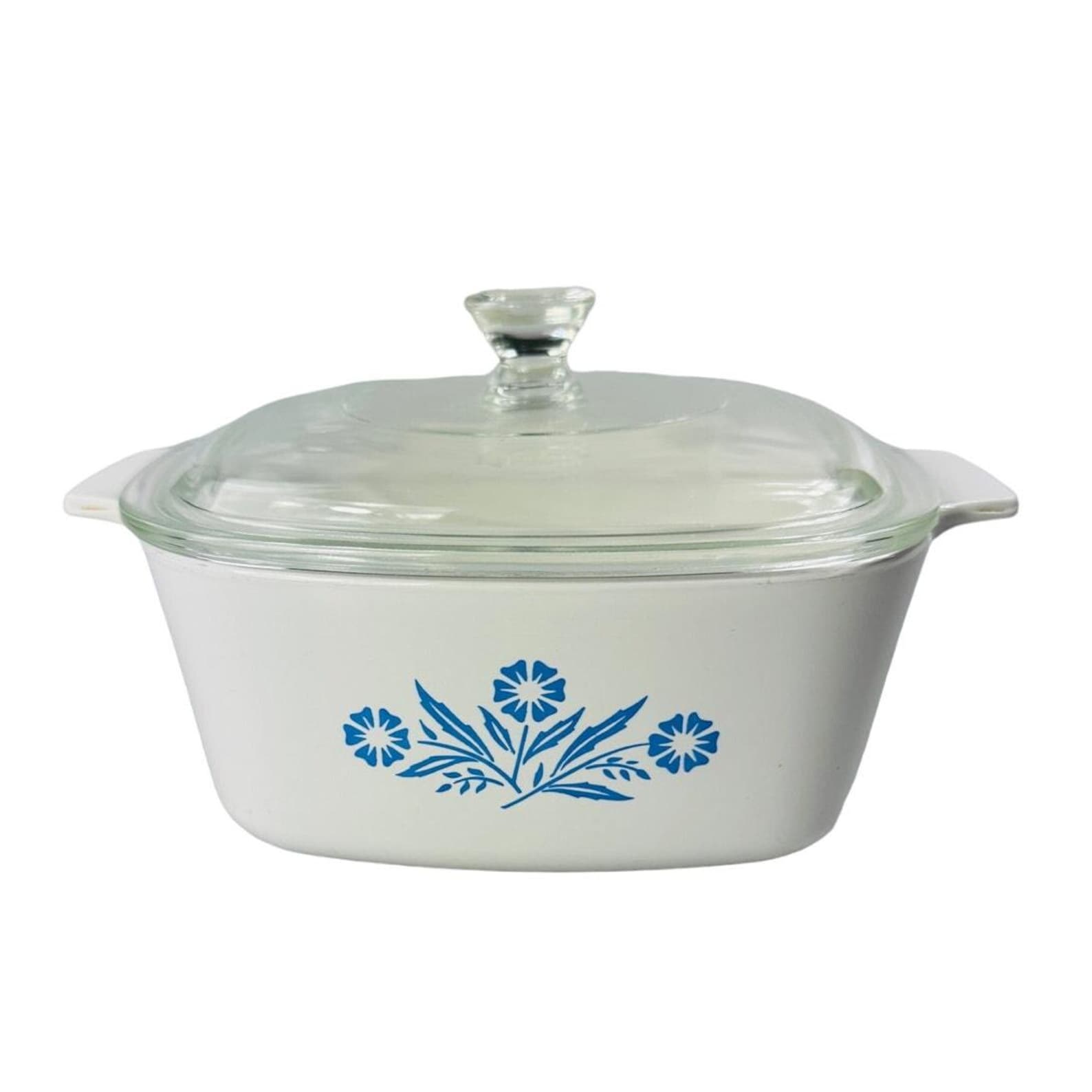 Vintage Corning Ware Blue Cornflower 1.75 Quart Casserole Dish W/ Lid P ...