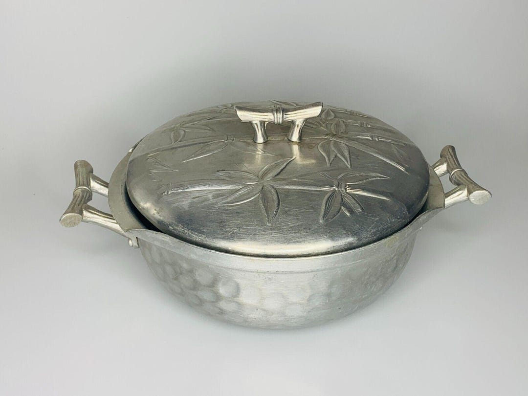 Everlast Forged Aluminum Casserole Dish With Lid, Bamboo Design - Etsy