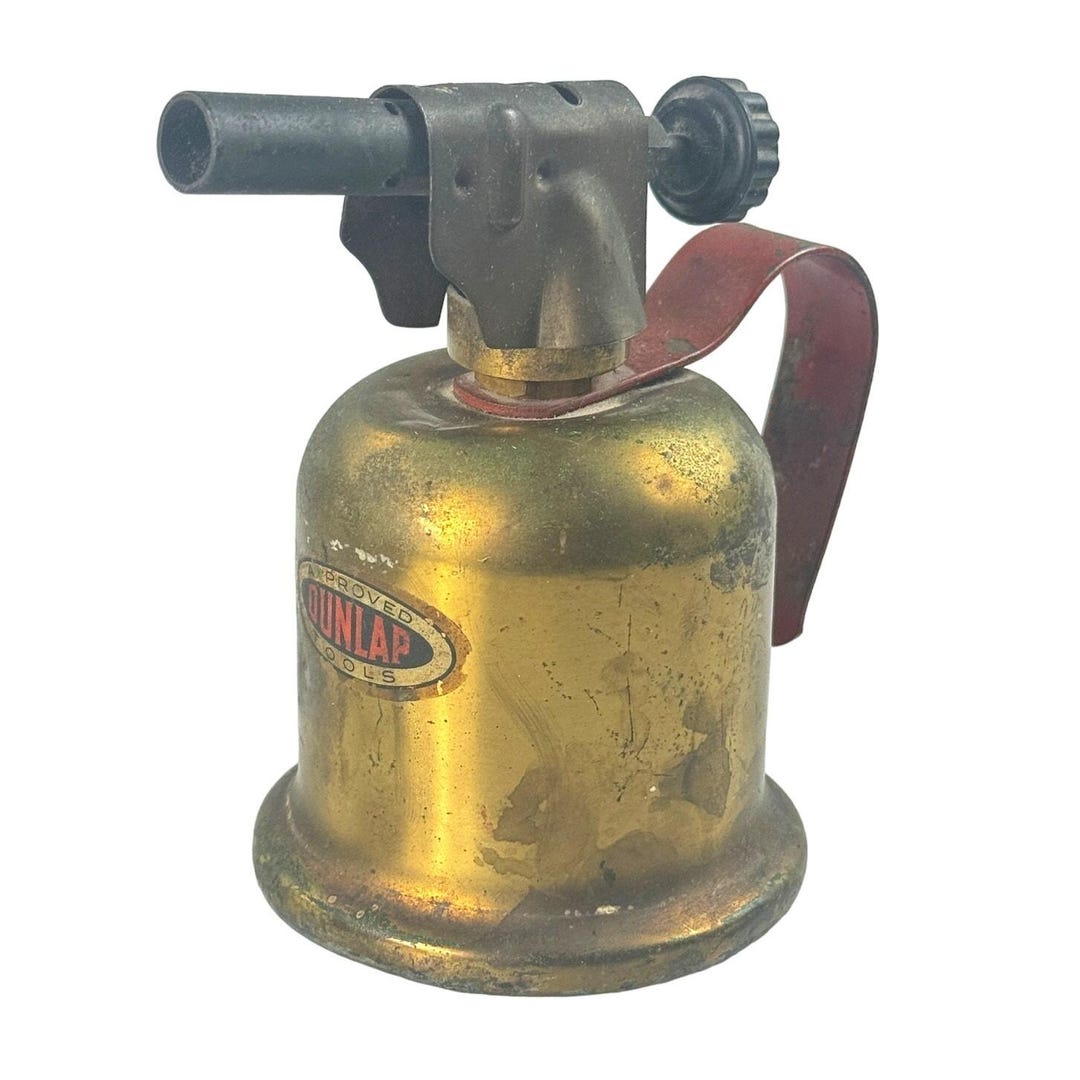 Vintage Brass Dunlap Gasoline Torch With Original Parts for Display ...
