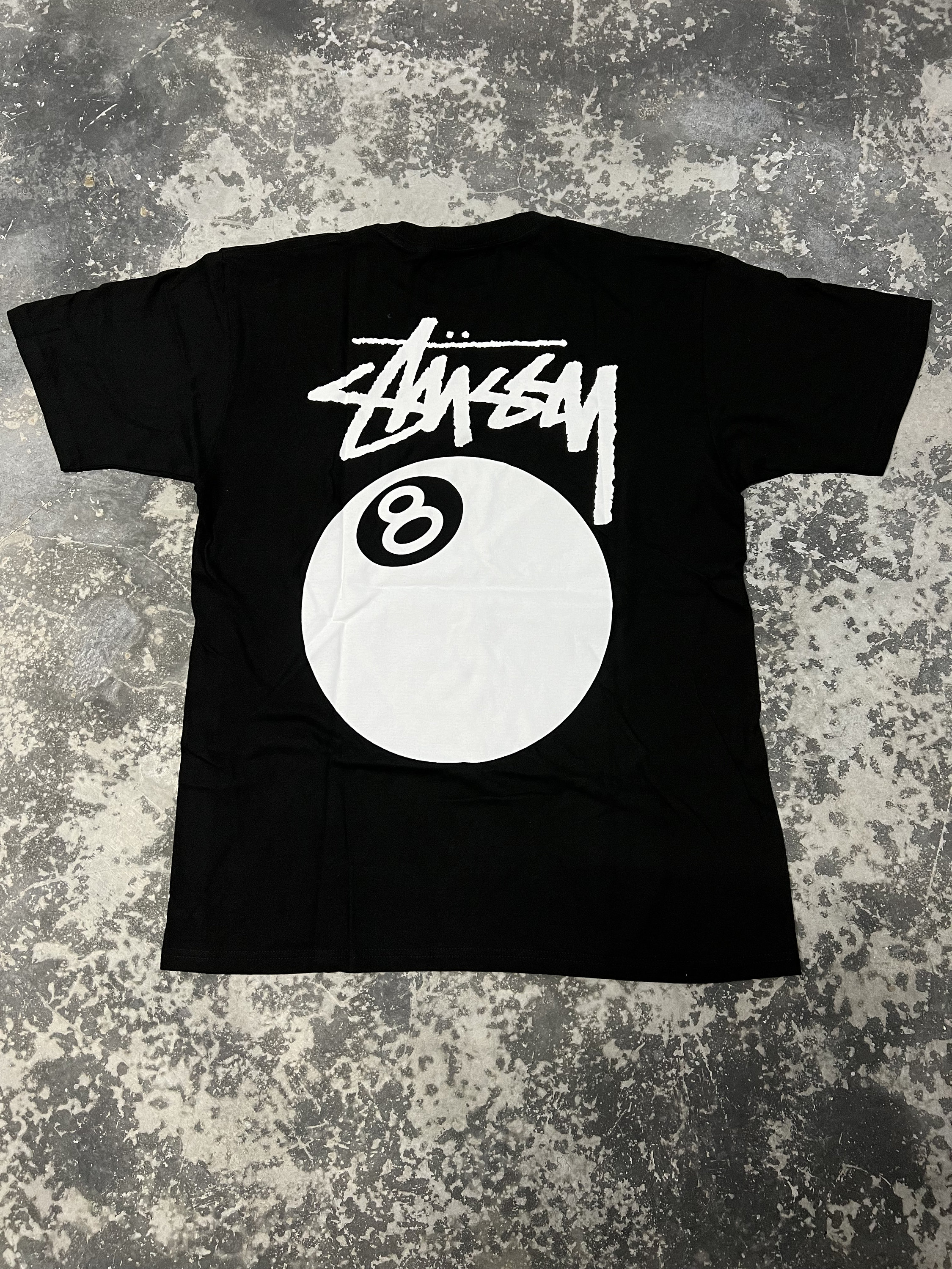 Vintage Stussy Usa Eight Brown Ball Tshirt 1990's Stussy 8 Ball Big ...