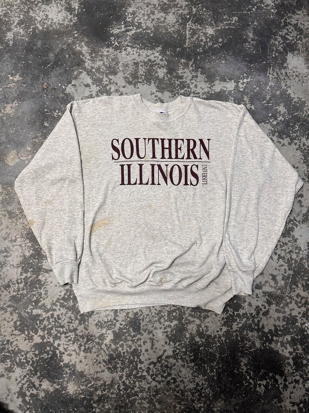 Vintage 90s Southern Illinois University Sweatshirt Illinois Crewneck ...