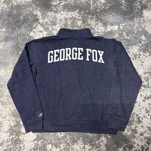 Vintage 90s George Fox University With Back Print Spell Out Sweatshirt ...