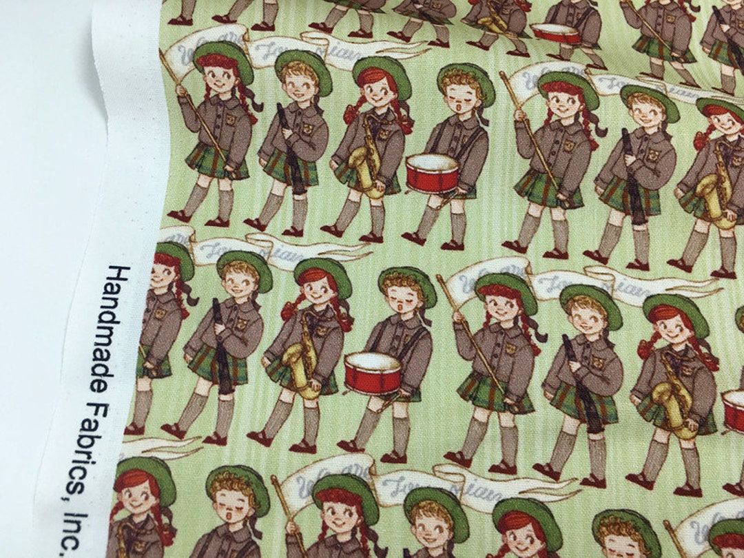 Cartoon Cute Fabric Cotton Fabric Girl Fabric by Half Yard 100% Cotton ...