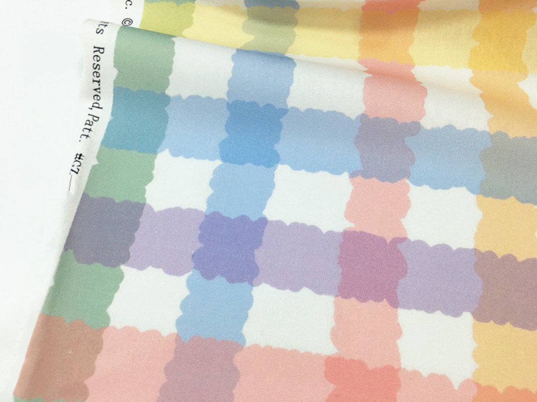 Vintage Retro Süßer Stoff Baumwollstoff Karostoff Halb Yard - Etsy.de