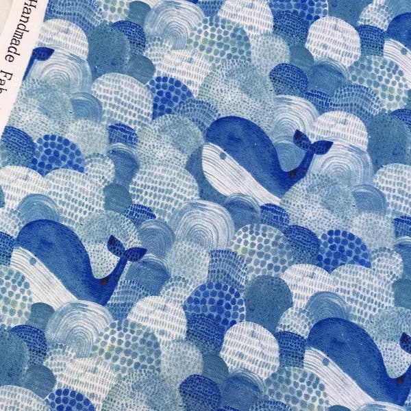Whale Fabric - Etsy