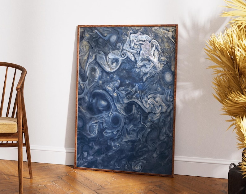 Jupiter Storms Print: Abstract Space Photography, NASA Juno Mission - Etsy