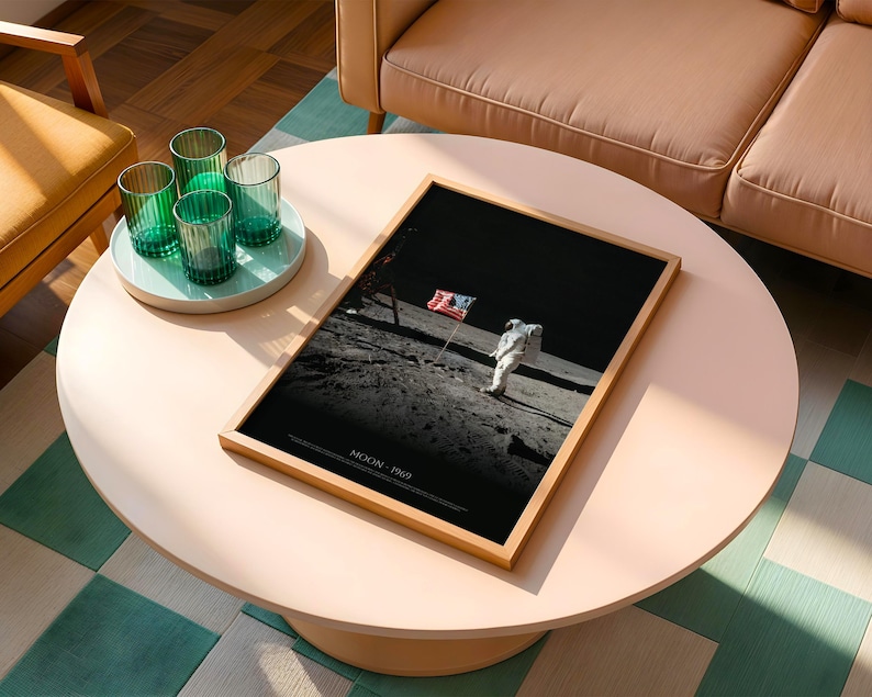 Iconic 1969 NASA Apollo 11 Moon Landing Poster - Etsy