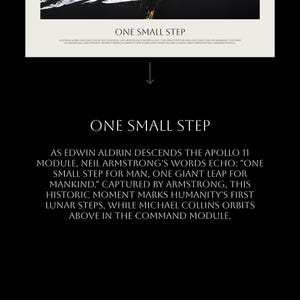 Apollo 11 Moon Landing Poster Astronaut Buzz Aldrin One Small Step ...