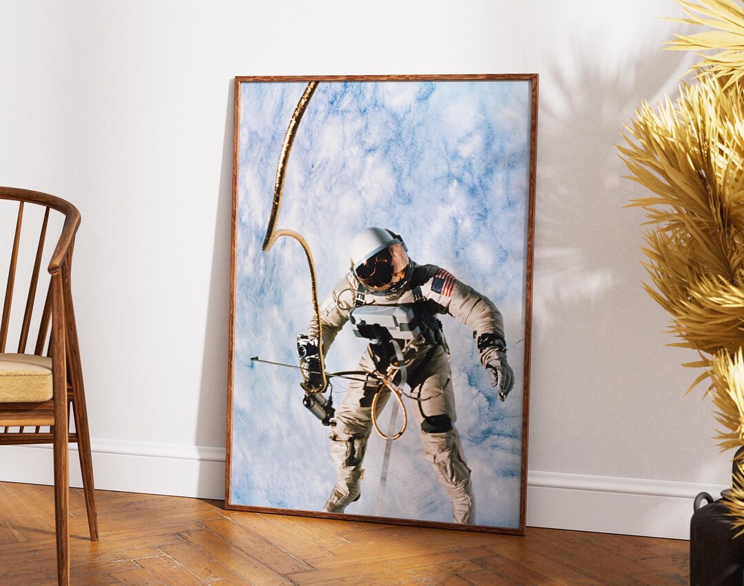 NASA Astronaut Spacewalk Poster | Iconic NASA Photography | Ed White's ...
