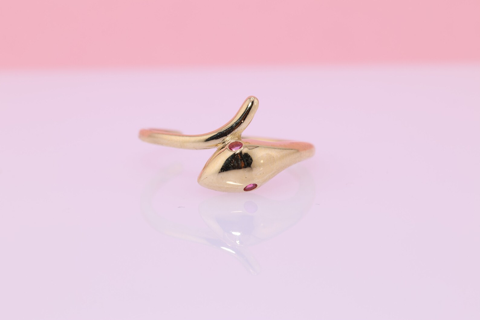 14k Gold Snake Toe Ring Adjustable Band/ Midi Ring/ Dainty Toe Ring ...