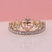 14K Gold 15 Anos Quinceanera Crown RING/ Fifteen CZ Stones for Sweet 15 ...