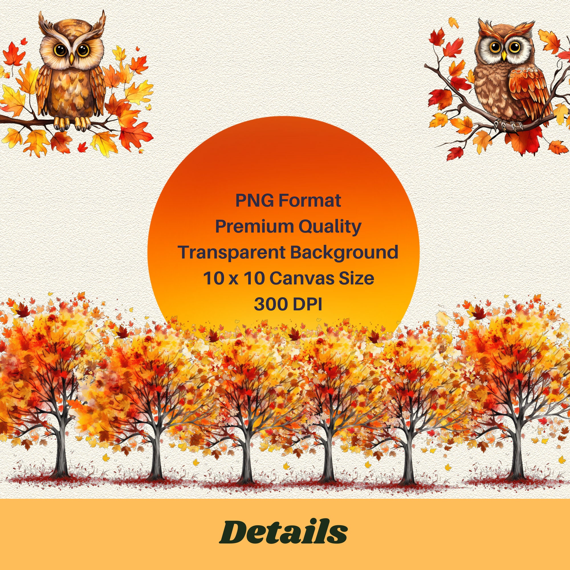 Autumn Collection Fall Harvest Clipart Bundle 40 PNG Fall - Etsy