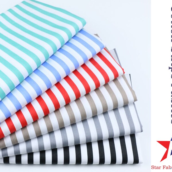 Wide Stripe Fabric - Etsy