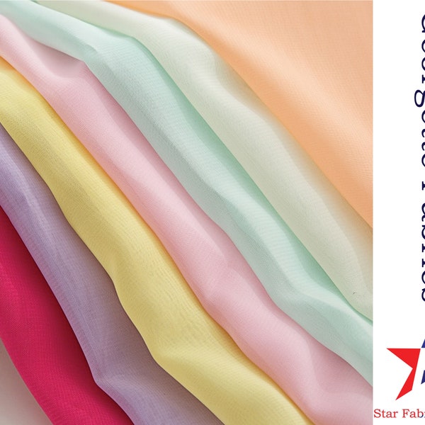 Georgette Fabric - Etsy