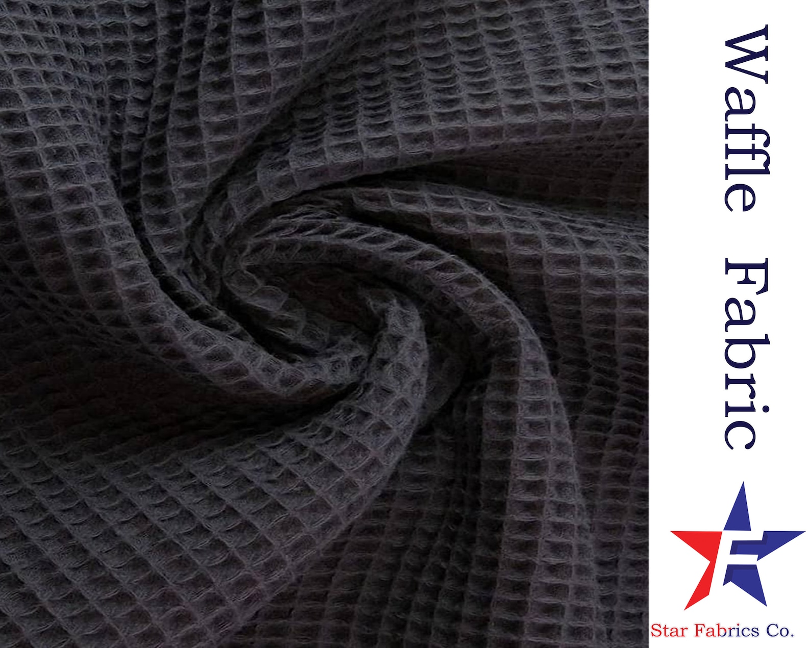 Waffle Knit Fabric Fabric by the Yard Sweater Fabric Waffle Polyester ...