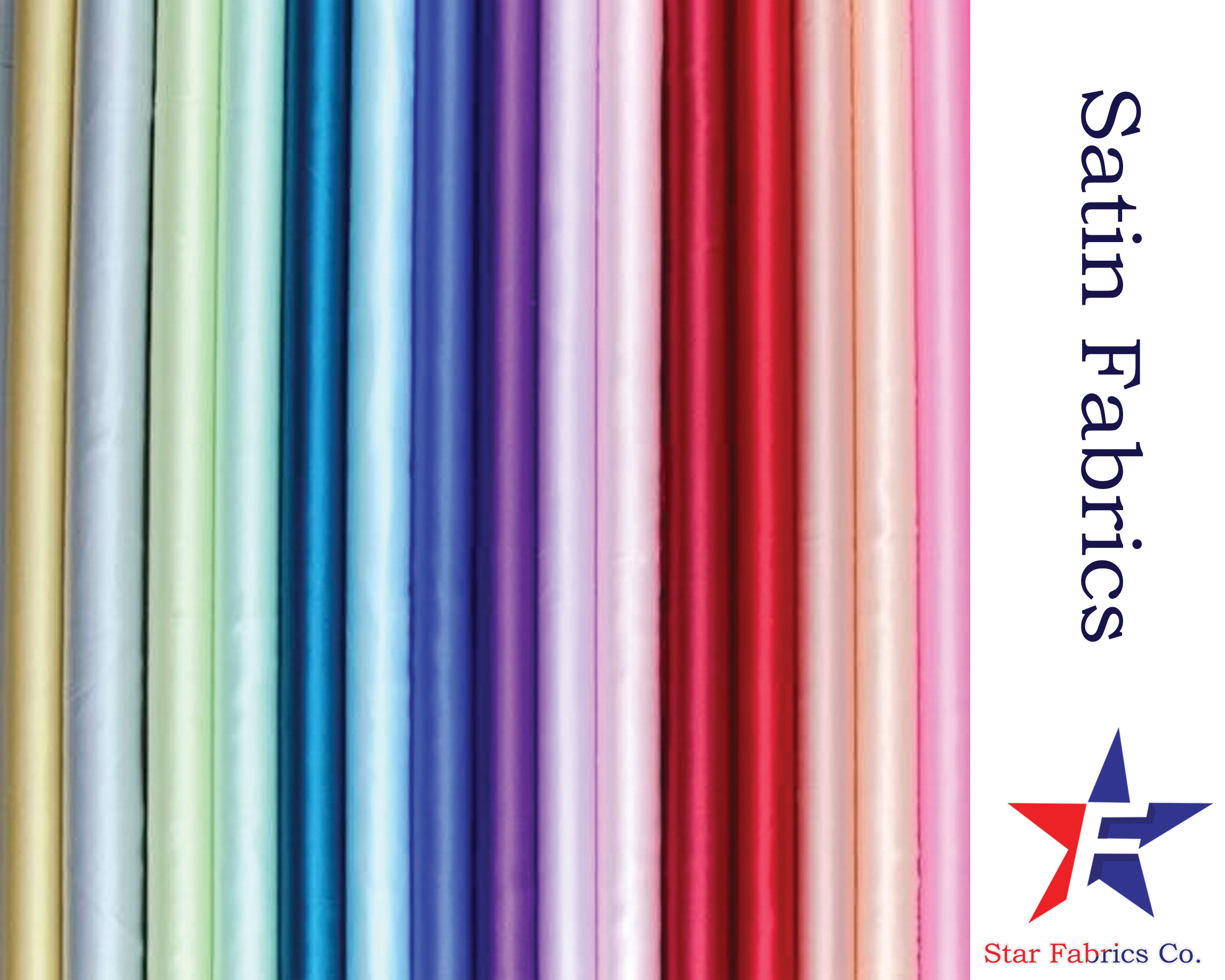 Silky Satin Dress Craft Fabric Plain Luxury Wedding Material Satin ...