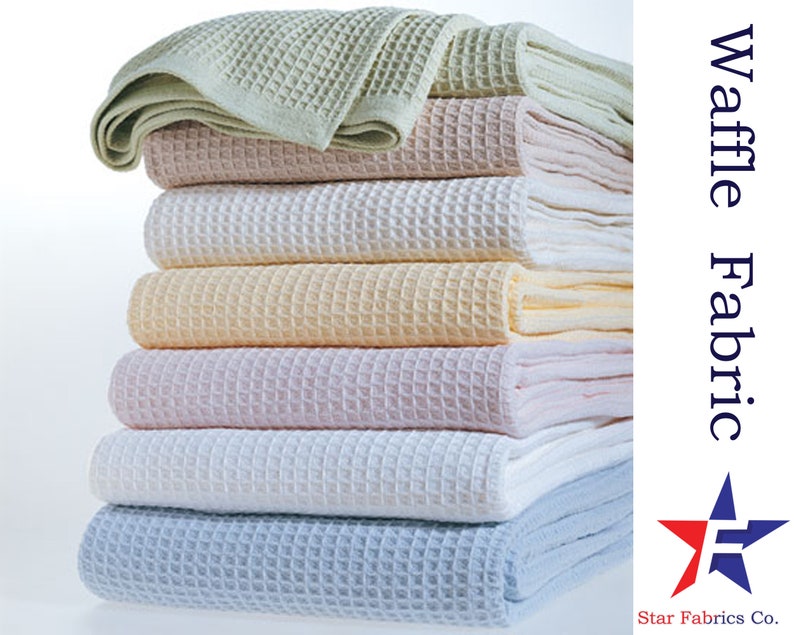 Waffle Knit Fabric | Fabric by the Yard | Sweater Fabric | Waffle ...
