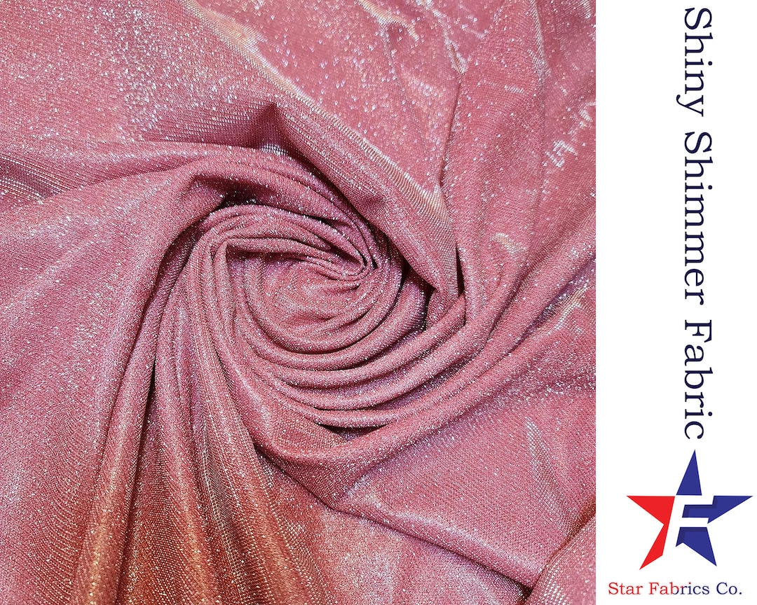 Stretch Glitter Fabric Glimmershiny Shimmer Fabric by the Yard Luxury ...