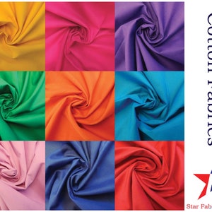 Cotton Fabric Samples / 100 % Luxury Cotton Fabric Samples / Cotton ...