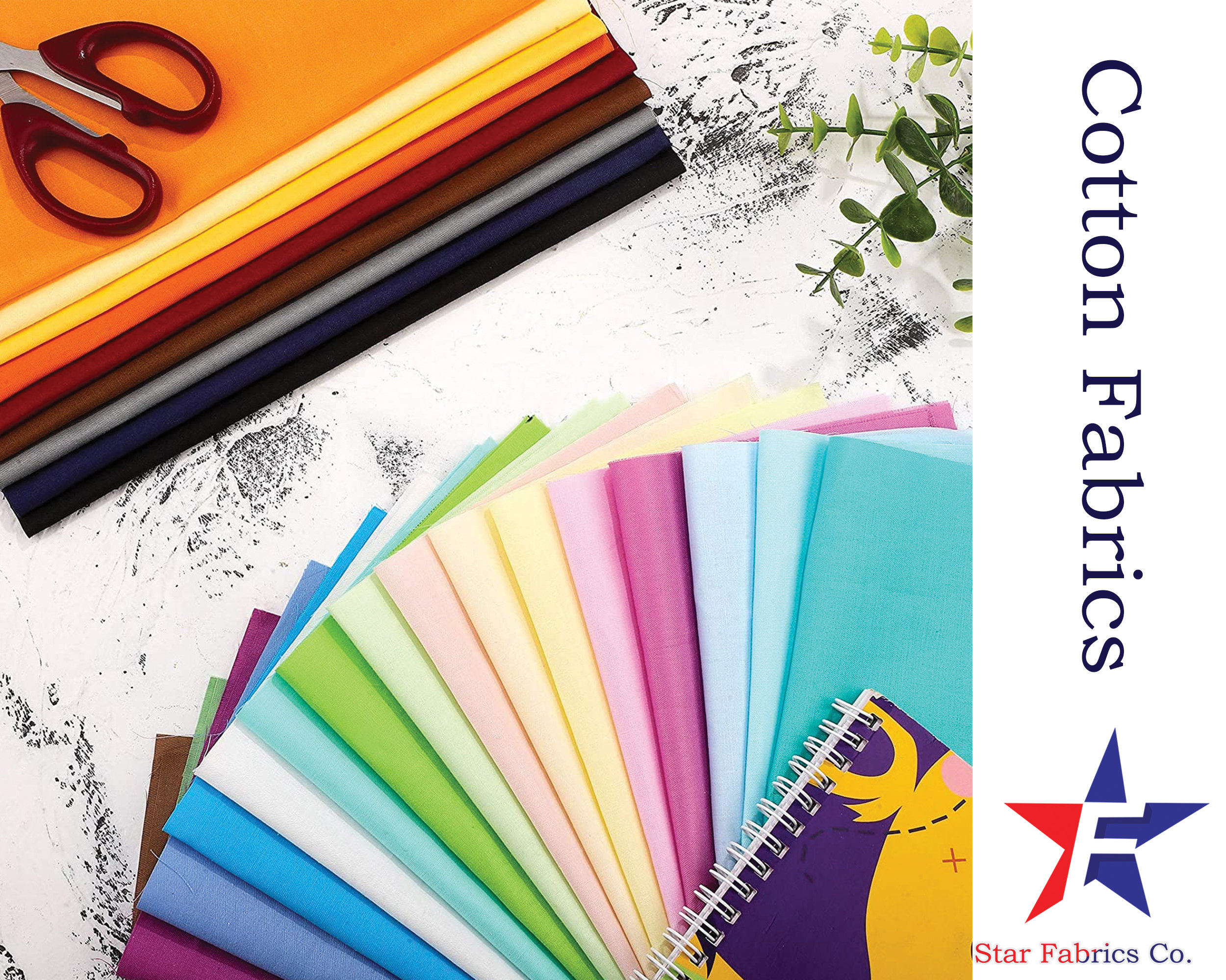 Cotton Fabric Samples / 100 % Luxury Cotton Fabric Samples / - Etsy