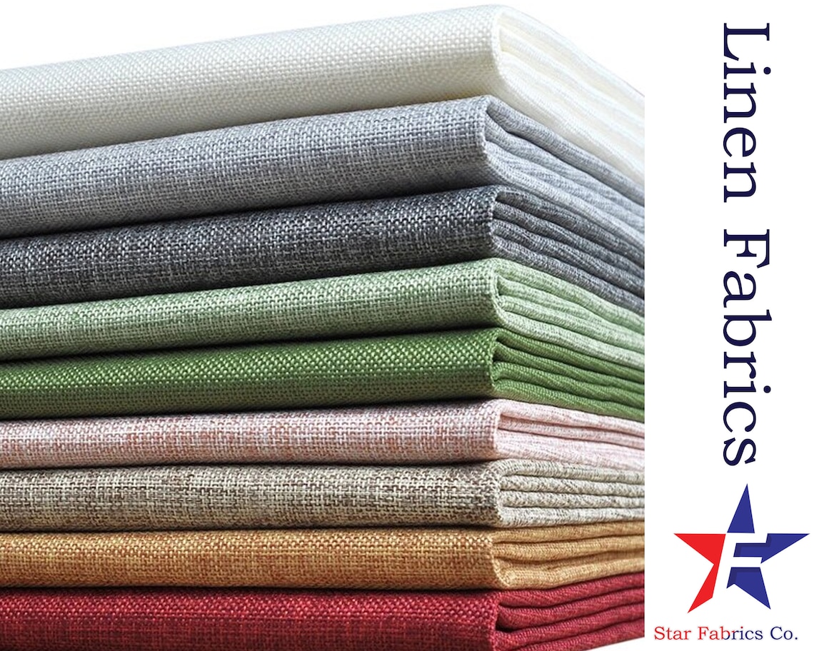 Pure Linen Soft Fabric by Yard, Linen Fabric by the Yard, Natural Linen ...