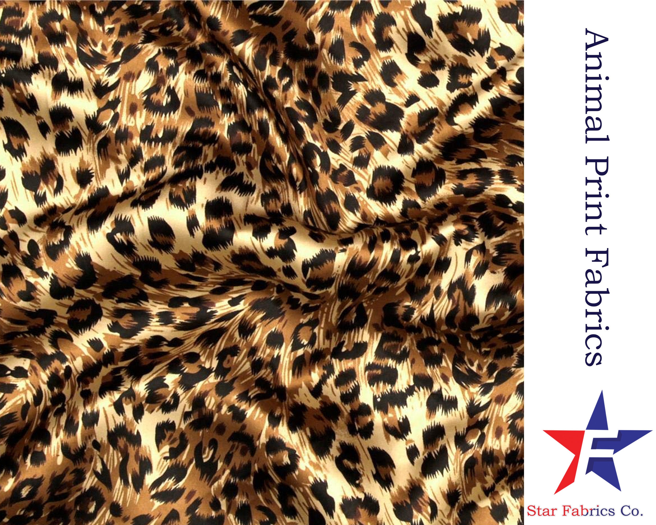 Animal Print Fabric by the Yard, Cheetah Print Fabric, Leopard Print ...