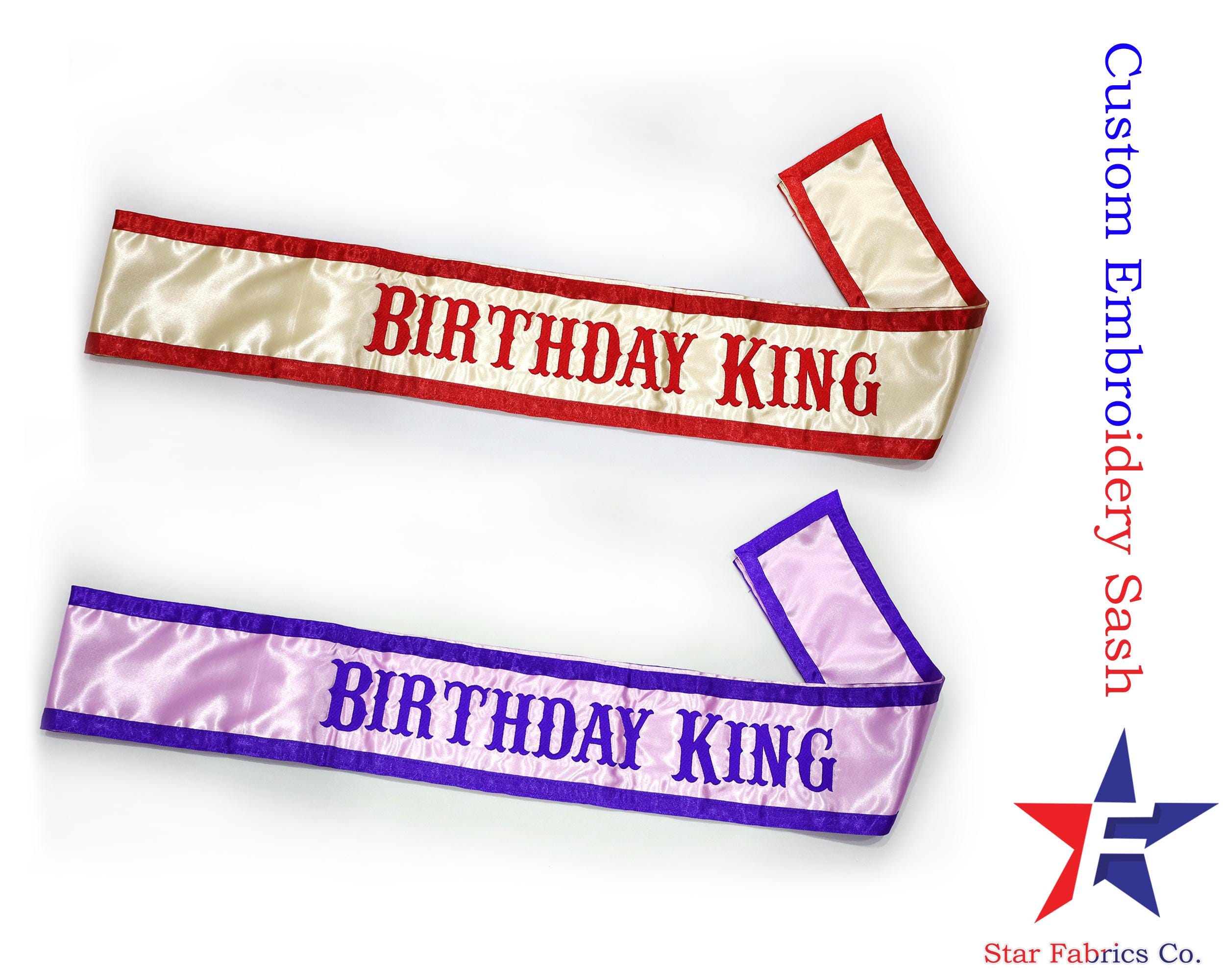 Personalized Embroidery Lace Sash Pageant Lace Sash Birthday Sash Lace ...