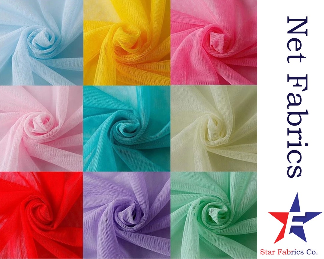 Net Fabric for Dance Gymnastics Gown, Power Mesh/net Fabric 4 Way ...