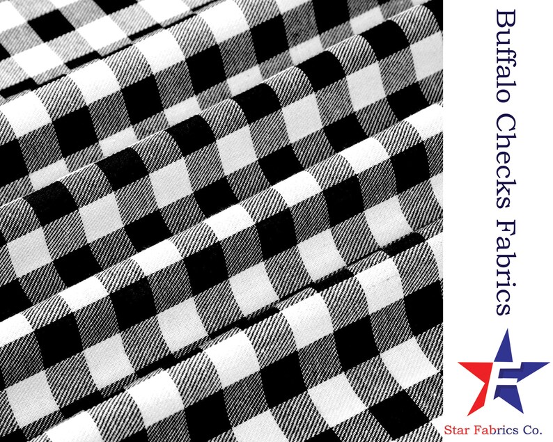 Wide Cotton Buffalo Check Red Fabric Black Check Quilt Backing Cotton ...
