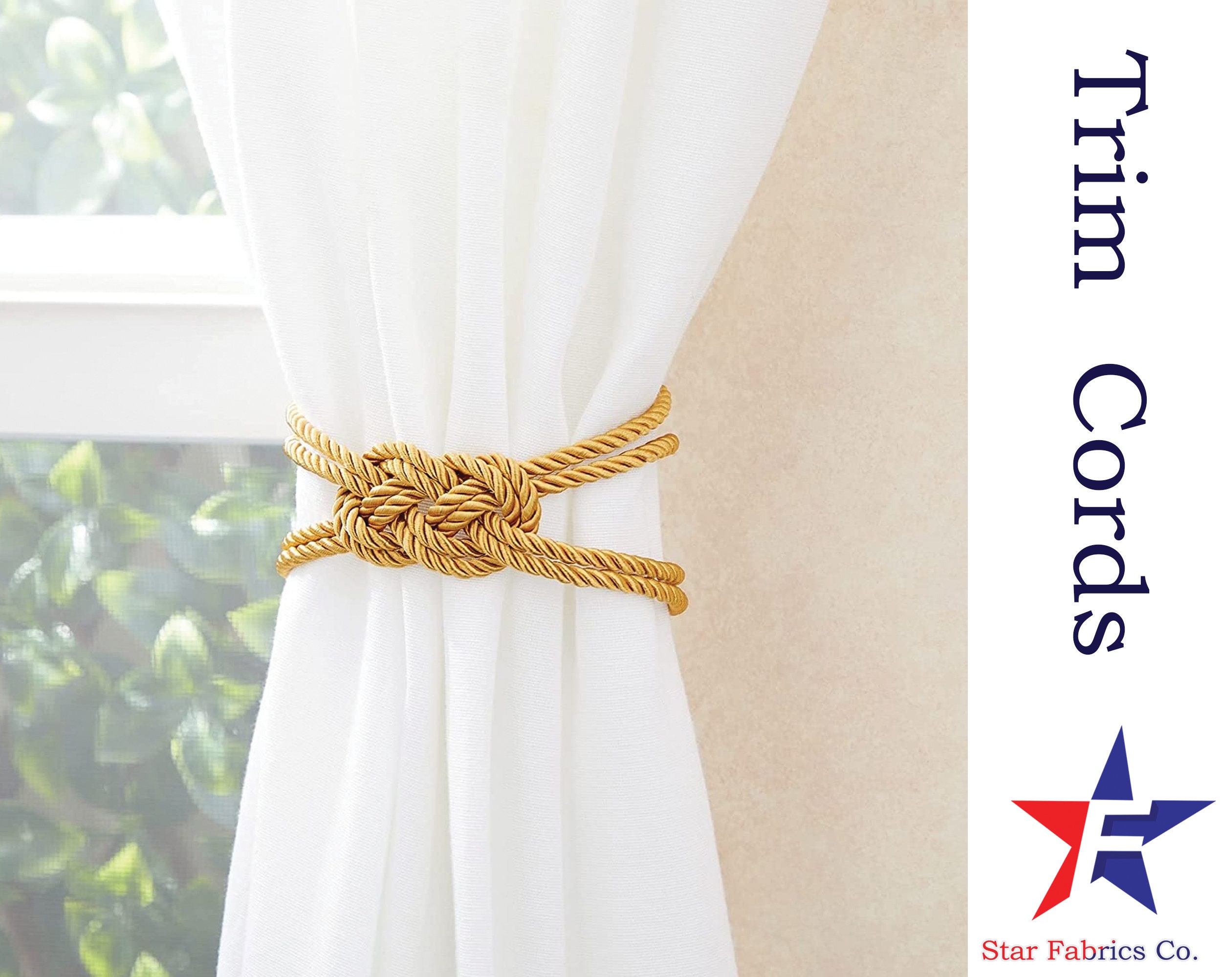 Trim Cords by the Yard Decorative Cord Trims - 24 Colors - Etsy