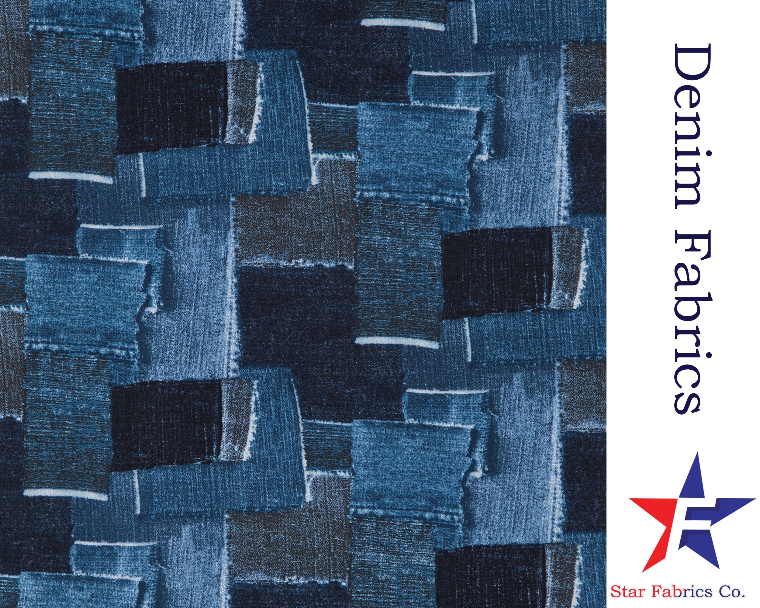 Cotton Denim Fabric / Blue Heavy Denim Fabric / Washed Denim Jean ...