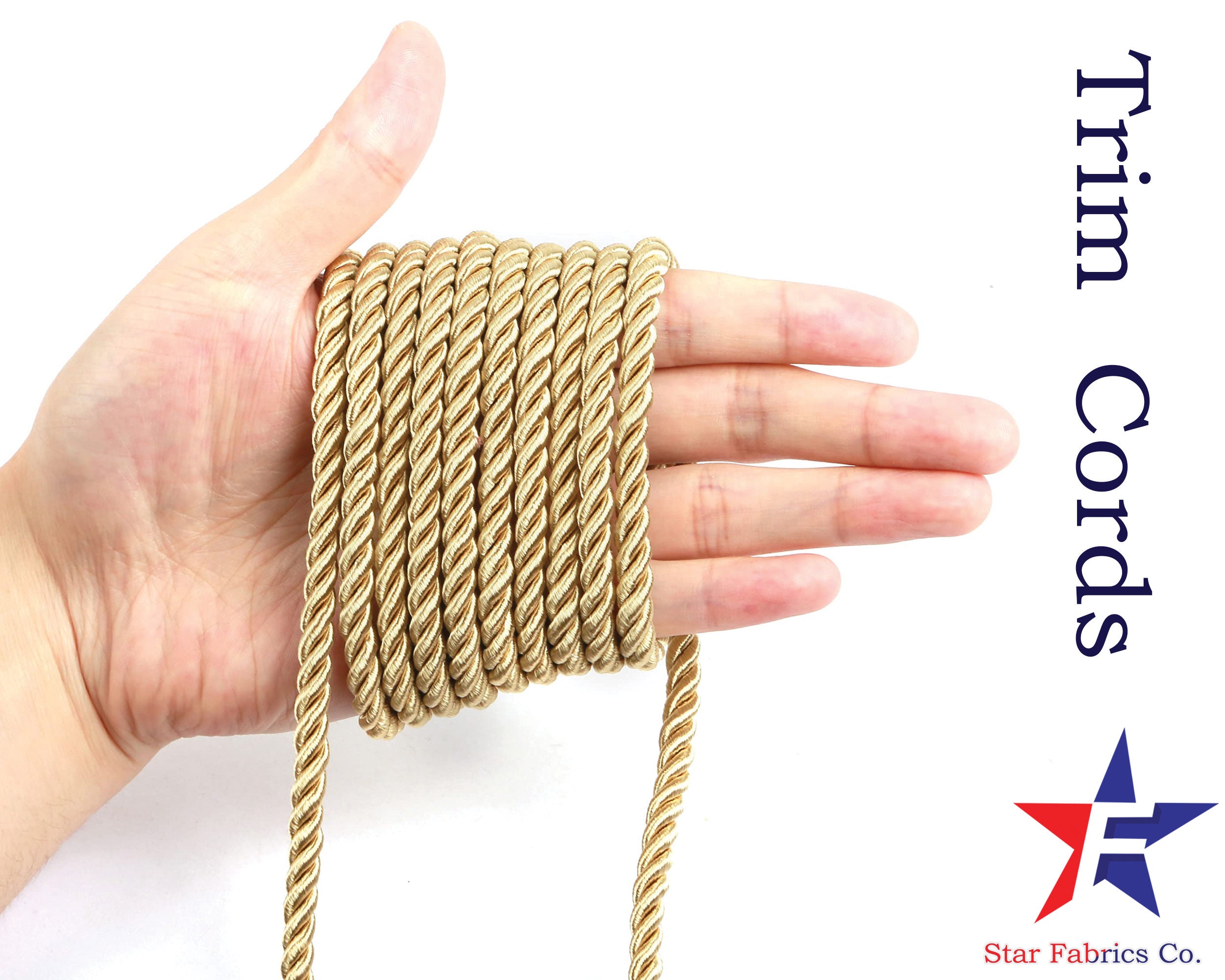 Trim Cords by the Yard Decorative Cord Trims - 24 Colors - Etsy