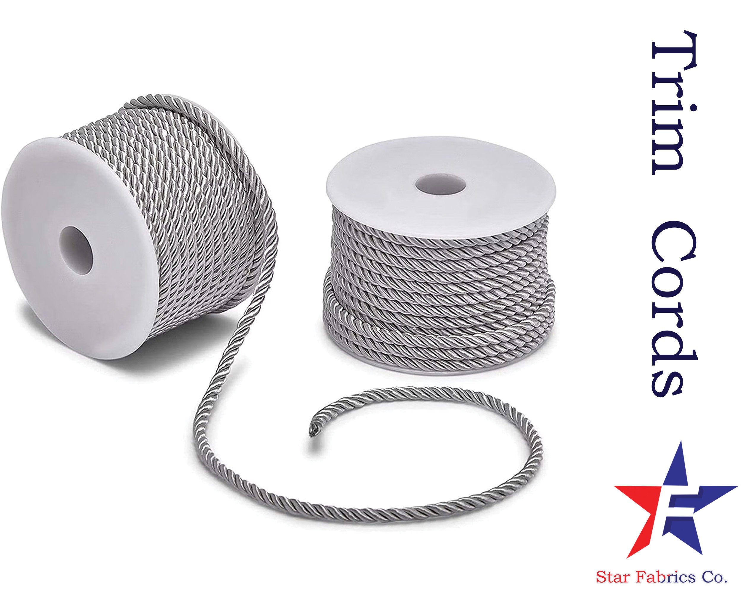 Trim Cords by the Yard Decorative Cord Trims - 24 Colors - Etsy