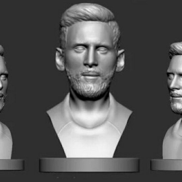 Messi 3d Model Stl - Etsy