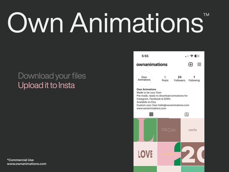 LOVE Animation commercial Use, Instant Download, Pre-made Animations ...
