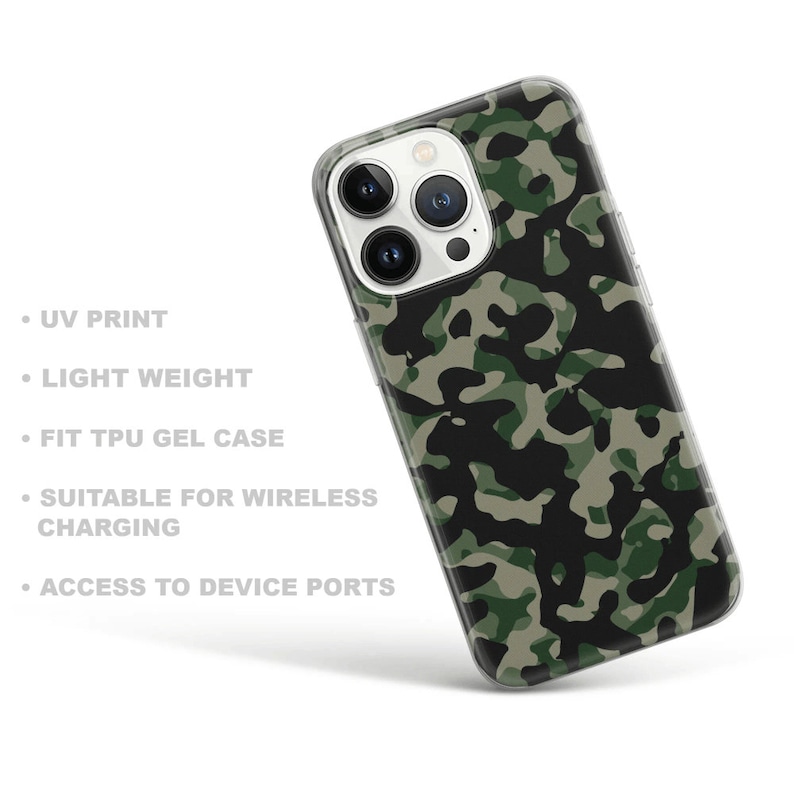 Military Camo Phone Case Camouflage War Cover for iPhone 14 13 12 Pro ...