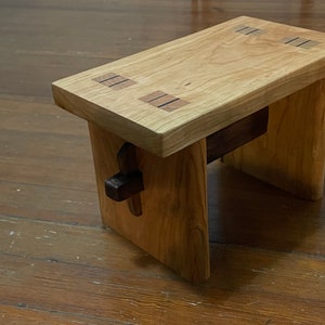 Japanese Inspired Step Stool, Handmade Custom Step Stool, Kitchen Stool ...