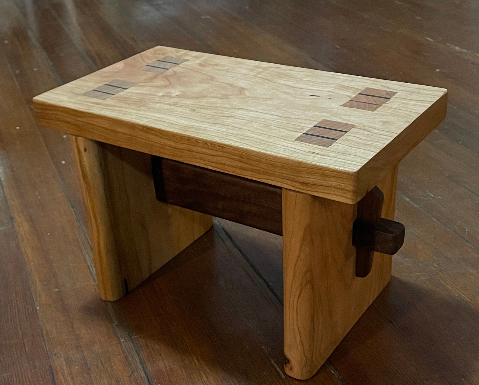 Japanese Inspired Step Stool, Handmade Custom Step Stool, Kitchen Stool ...