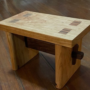 Japanese Inspired Step Stool, Handmade Custom Step Stool, Kitchen Stool ...