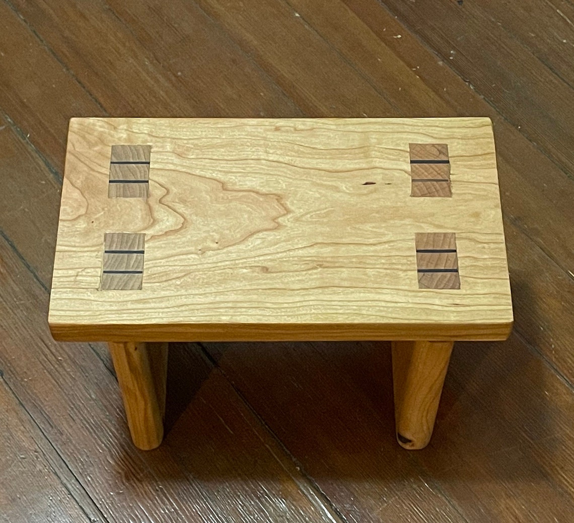 Japanese Inspired Step Stool, Handmade Custom Step Stool, Kitchen Stool ...