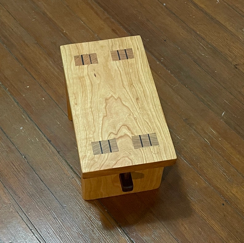 Japanese Inspired Step Stool, Handmade Custom Step Stool, Kitchen Stool ...