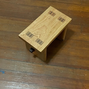 Japanese Inspired Step Stool, Handmade Custom Step Stool, Kitchen Stool ...