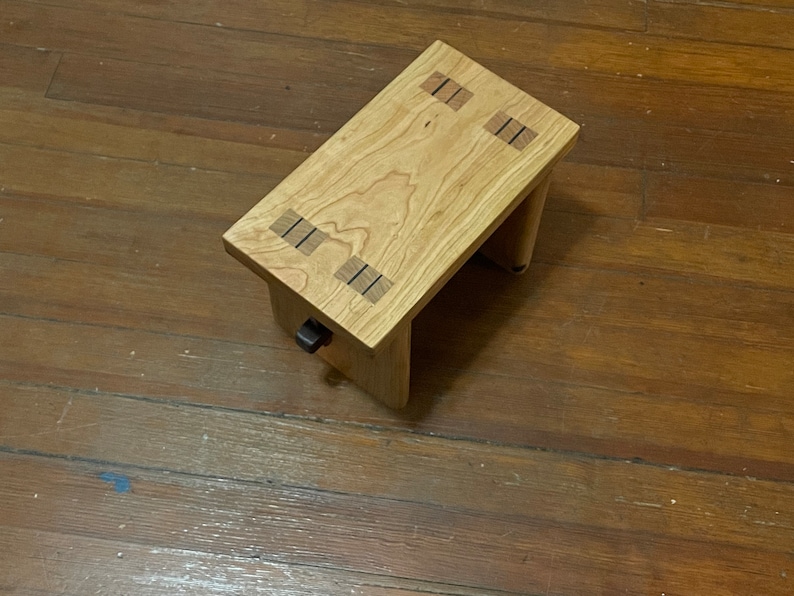 Japanese Inspired Step Stool, Handmade Custom Step Stool, Kitchen Stool ...