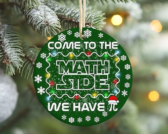 Math High School Math Teacher Ornament Math Teacher - Etsy