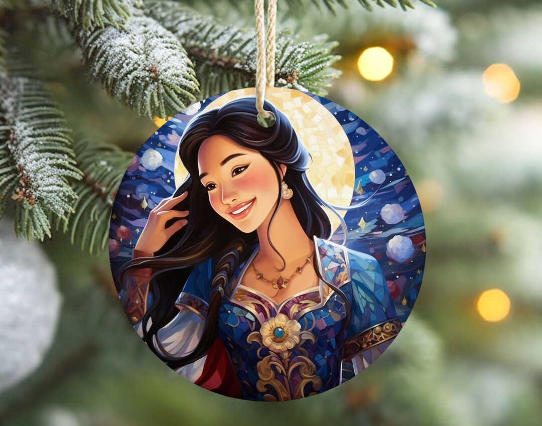 Princess Mulan Ornament Disney Princess Ornaments Princess - Etsy