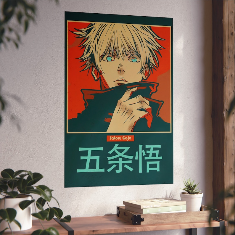 Satoru Gojo JJK Poster - Etsy Australia